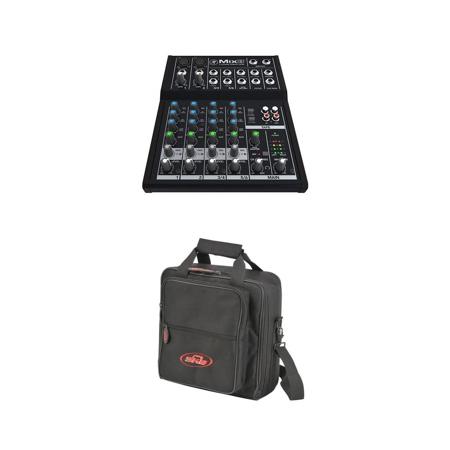Mackie Mix8 8-Channel Mixer - With SKB Universal Equipment/Mixer Bag MIX8 A