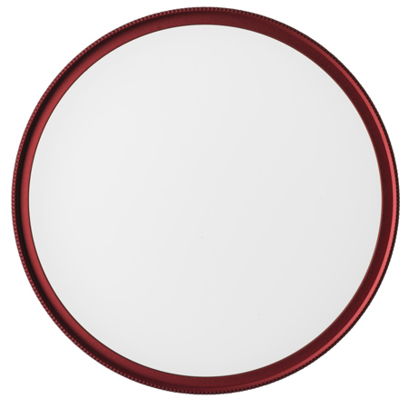 MeFOTO 62mm Lens Karma UV/Lens Protection Filter - Red Filter Ring