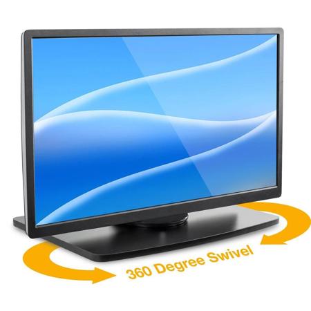 Mount-It! Wood Turntable TV Stand for 32-50" Screens MI-833 - Adorama