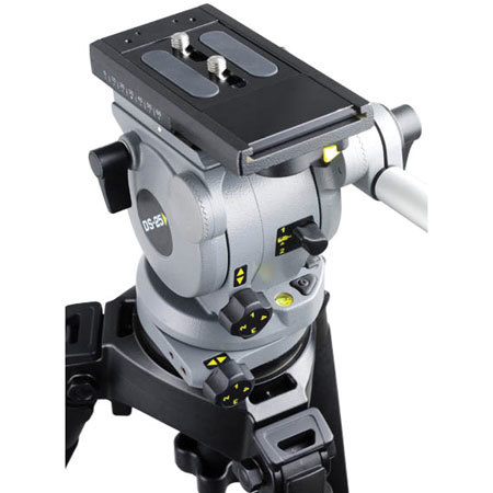 Miller ENG DS-25 Fluid Head with 100mm Bowl & Quick Release Camera ...