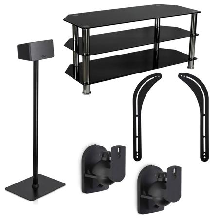 Mount-It! Home Entertainment Bundle Includes - Three Tempered Glass ...