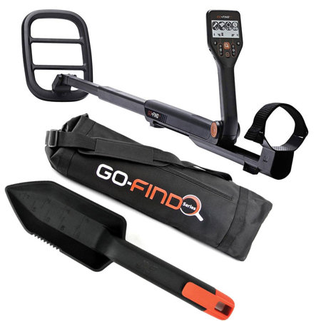 Minelab GO-FIND 44 Metal Detector, 10" Waterproof Rectangle Coil, W/ACC ...
