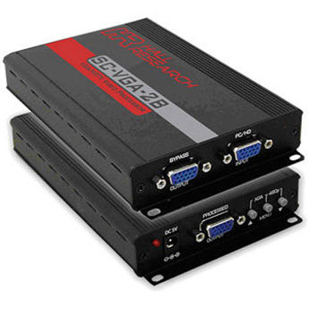 Mirror Image VGA Mirror Adapter Box w/Video Scaler, Scan Converter ...