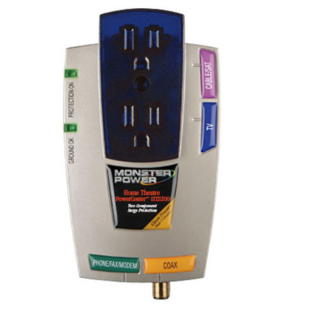 Monster HTS-200 FlatScreen PowerCenter Surge Protector - Adorama
