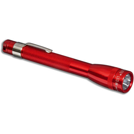 MagLite Mini MagLite 2-Cell AAA LED Flashlight, Presentation Box, Red
