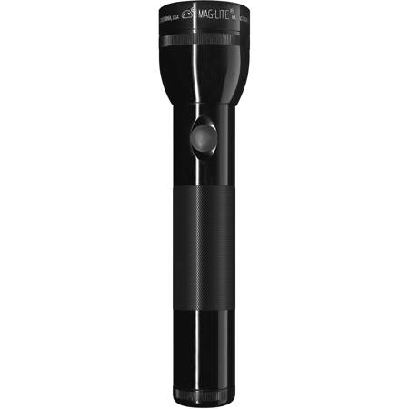 MagLite 2-Cell D Flashlight with 2 Xenon Lamps, 27 Lumens, Black