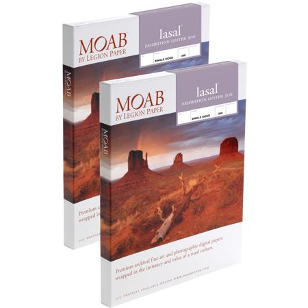 Moab 2 Pack Lasal Luster Fine Art Paper (4x6"), 50 Sheets F01-LEL3004650 2