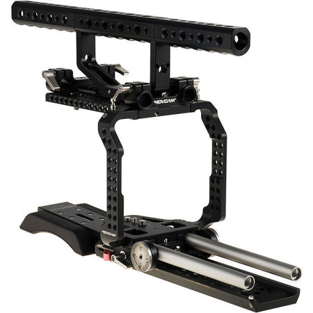 Movcam Cage Kit for Sony F5/F55, Includes Top Plate, Camera Spacer MOV ...