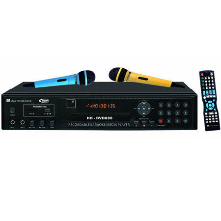 Martin Ranger HD DVD-880 Professional Recordable Karaoke Media Player