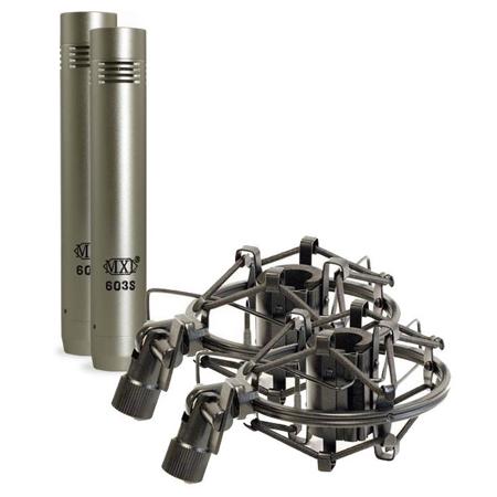 MXL 603PAIR Condenser Instrument Microphones with Mounts - Adorama