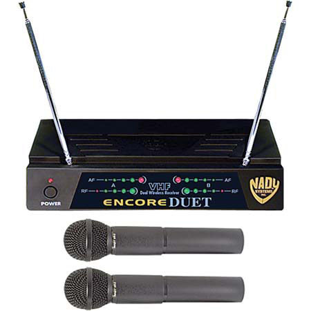 Nady ENCOREDUETHT Dual Channel VHF Wireless Mic