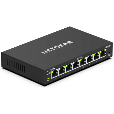 Netgear GS308E 8-Port Gigabit Ethernet SOHO Plus Managed Switch