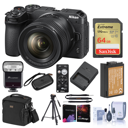 Nikon Z50 Mirrorless Camera, Bundle with Accessories Kit 1634 E