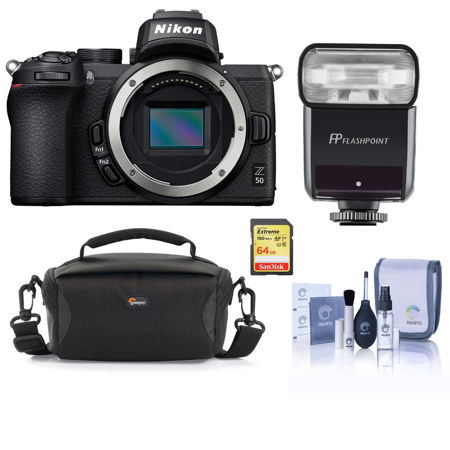 Nikon Z50 Mirrorless Camera, Bundle with Essentials Kit - Adorama