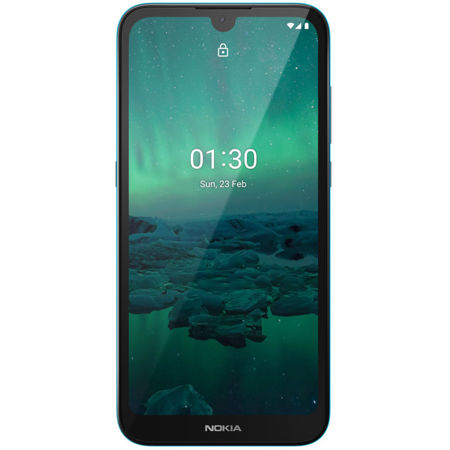 Nokia 1.3 TA-1207 5.7" 16GB Single-SIM GSM Smartphone, Unlocked, Cyan