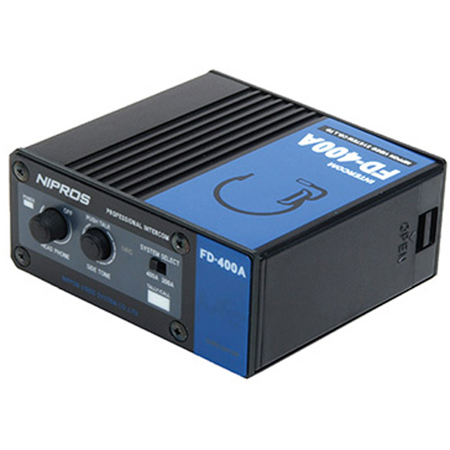 Nipros FD-400A/N Belt Pack Unit without Headset for Wired BNC Intercom System