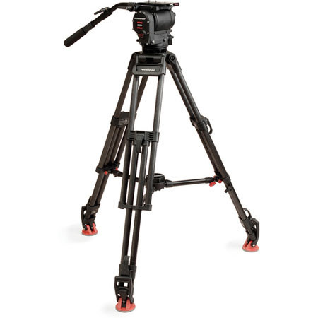 OConnor 1030DS Ultimate Fluid Head and 30L Tripod w/Mid Level Spreader ...