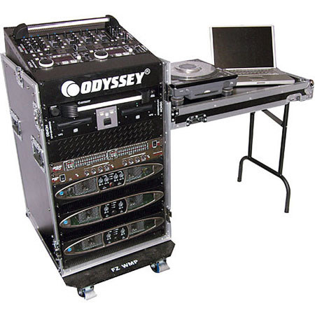 Odysseyy FZ1116WDLX Flight Zone ATA DLX Combo Rack Case w/Wheels & Side ...