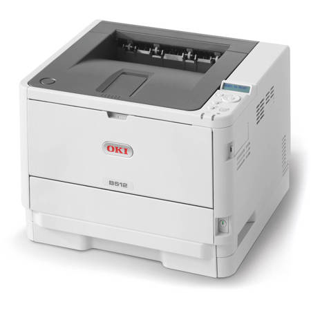 OKI Data B512dn Monochrome Laser LED Printer, 47ppm Simplex, 20ipm ...