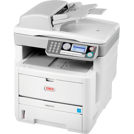 OKI Data MB470 MFP Laser Multifunction Printer, 30 ppm - Adorama