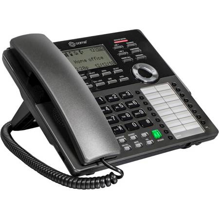 Ooma DP1-O DECT 6.0 2-Line Wireless Office Desk Phone, Black - Adorama