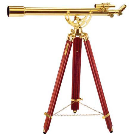 Orion Aristocrat 60mm Polished Brass Refractor Telescope Kit, with ...