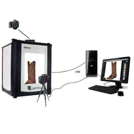 Ortery Photosimile 50 Mobile PC-Controlled Photography Studio with ...