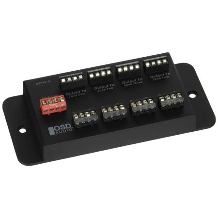 OSD Audio SPW-8 Eight Zone Speaker Distribution Panel - Adorama