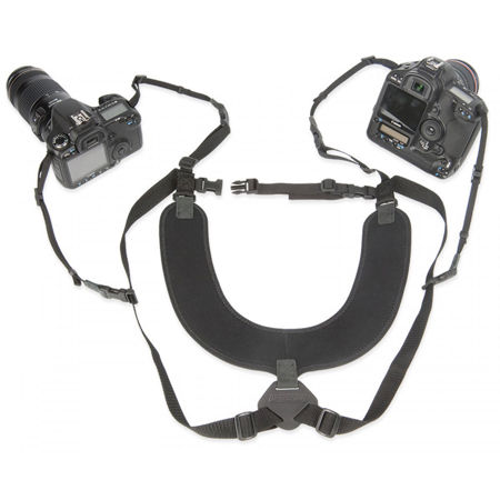 Op/Tech Uni-Loop Dual Harness, Regular 21-27", Black - Adorama