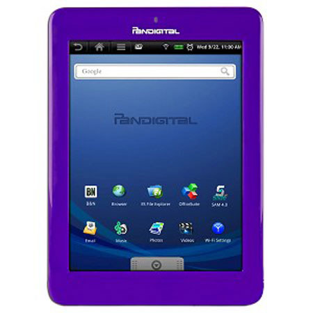 Pandigital RR7T40WPU1 7 inch Color Multimedia eReader, 4GB, SD/SDHC ...