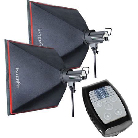 Interfit Photographic Ex400 Ti 2 Head Monolight Flash Kit - Adorama