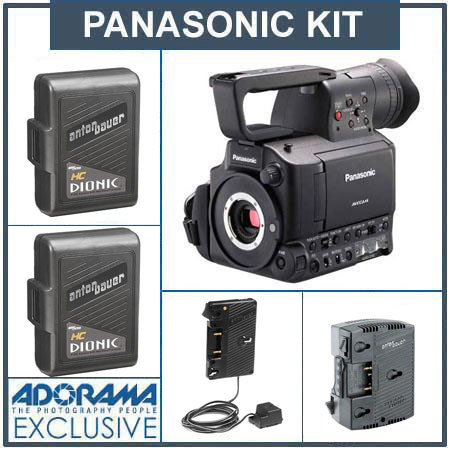 Panasonic AVCCAM AG-AF100 Micro 4/3's Professional HD Camcorder - Bundle C