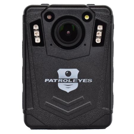 PatrolEyes EDGE 2K Police Body Camera with GPS Tracking & Night Vision