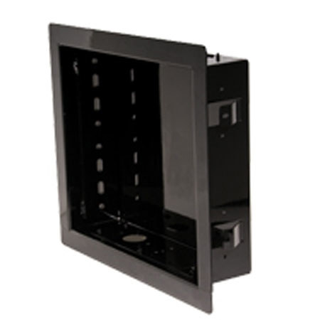 Peerless In-Wall Box for Up to 40" Flat Panel Screens, Gloss Black