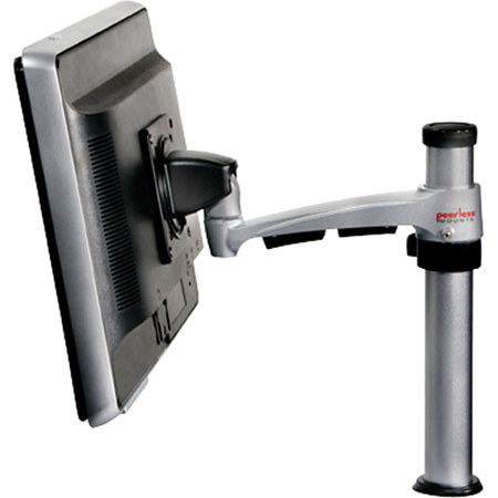 Peerless One-Link Pivot Pole/Desk Clamp for 15 to 24" LCD Monitors