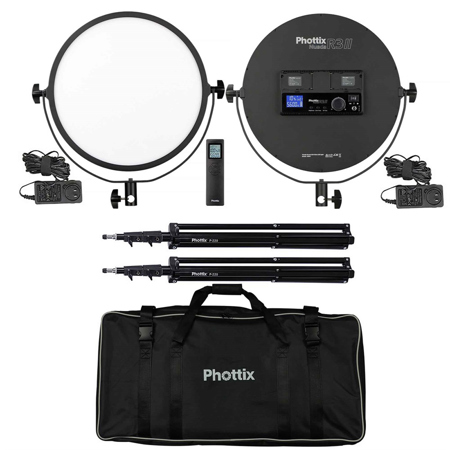Phottix Nuada R3 II 50W LED Light Twin Kit - Adorama
