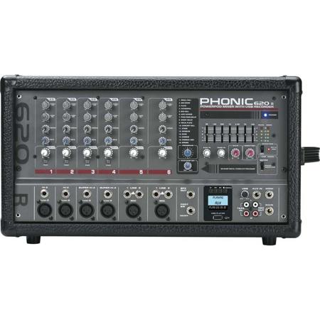 Phonic Powerpod 620R 2x100W (4 Ohms) 6 Channel Powered Mixer - Adorama