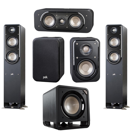 Polk Audio "Open Box" 2x S50 Small Tower/S30 Center/S10 SurRnd/HTS 10