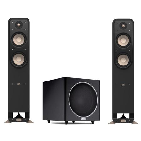 Polk Audio 2x Signature S S55 Medium 2-Way Home Theater Tower w/PSW11e ...