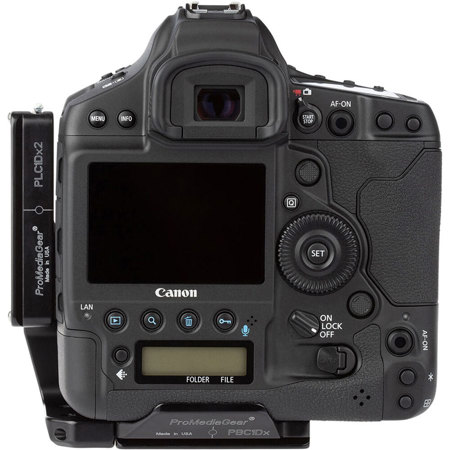 ProMediaGear PLC1Dx3 L-Bracket Plate with SS2 Strap Port for Canon 1Dx ...