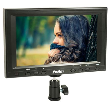 ProAm 7" Iris SD On-Camera / Crane LCD Monitor Kit w/ RCA Inputs