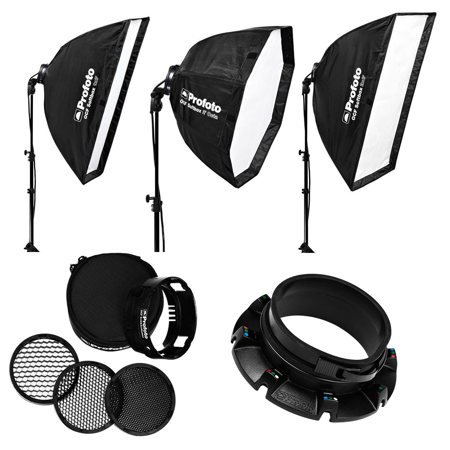 Profoto 2' Octagonal Off-Camera Flash Softbox - With Accessory Bundle ...