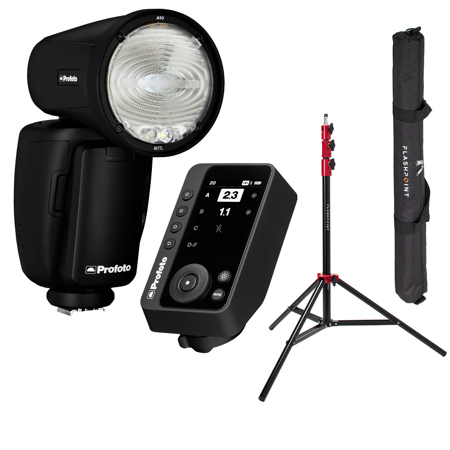 Profoto A10 Flash for Nikon, Bundle with Connect Pro Transmitter and ...