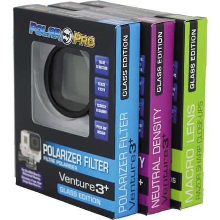 Polar Pro Venture3+ Filter Three Pack-HERO3+ Housing P1015 - Adorama