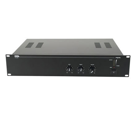 Proel 240W Power Amplifier, 50Hz-20kHz Frequency Response, >80dB S/N Ratio