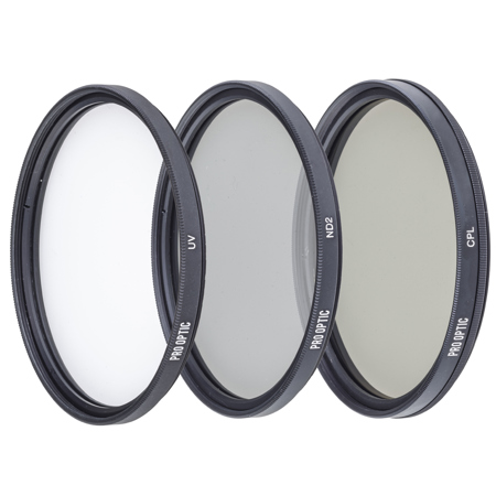 Used ProOptic 58mm Digital Essentials Filter Kit, with Ultra Violet (UV ...