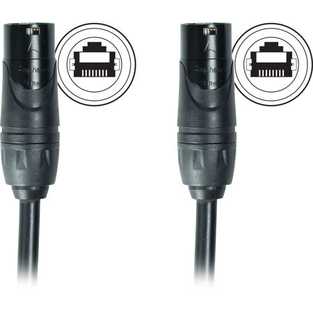 PreSonus 150' Ethernet Snake CAT5e Cable with Locking XLR Ethernet ...