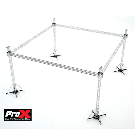 ProX XTP-GS404023 Stage Roofing System with 4 Chain Hoist, 40x40x23 ...