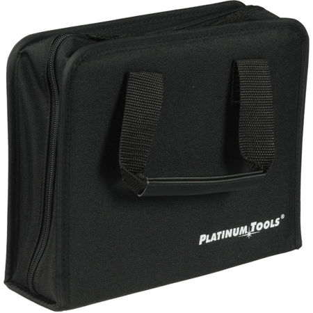 Platinum Tools Nylon Zippered Tool Case with Handles, Black - Adorama