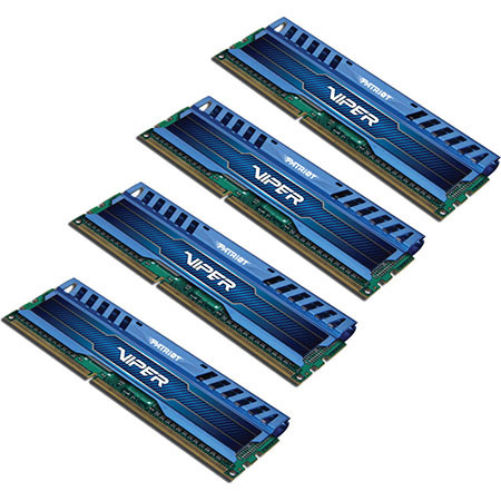 Patriot Viper 3 32GB (4x 8GB) DDR3 2133MHz Quad Channel Memory Kit ...